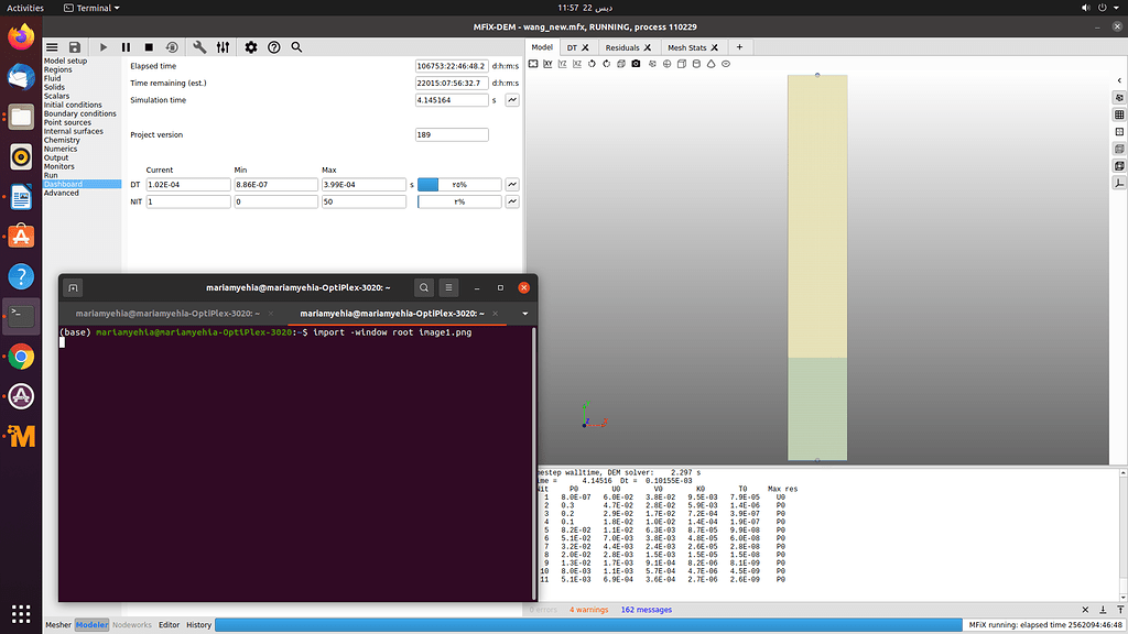Elapsed Time And Estimated Time Error Bug Report Netl Flow Science 1152