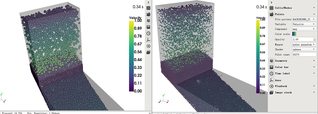 The Same Case Why The Vtk Shows Different Result Mfix Netl Flow Science Software Support