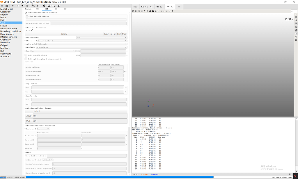 Why Doesnt The Vtk Show Up After Running It Mfix Netl Flow Science Software Support 